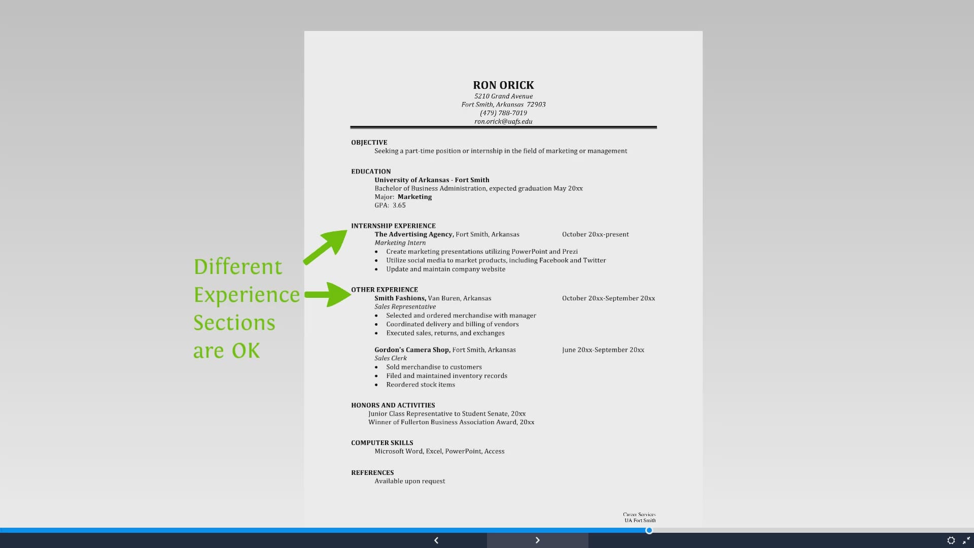 Resume Writing - Career Ready Fort Smith | Helpful Career News